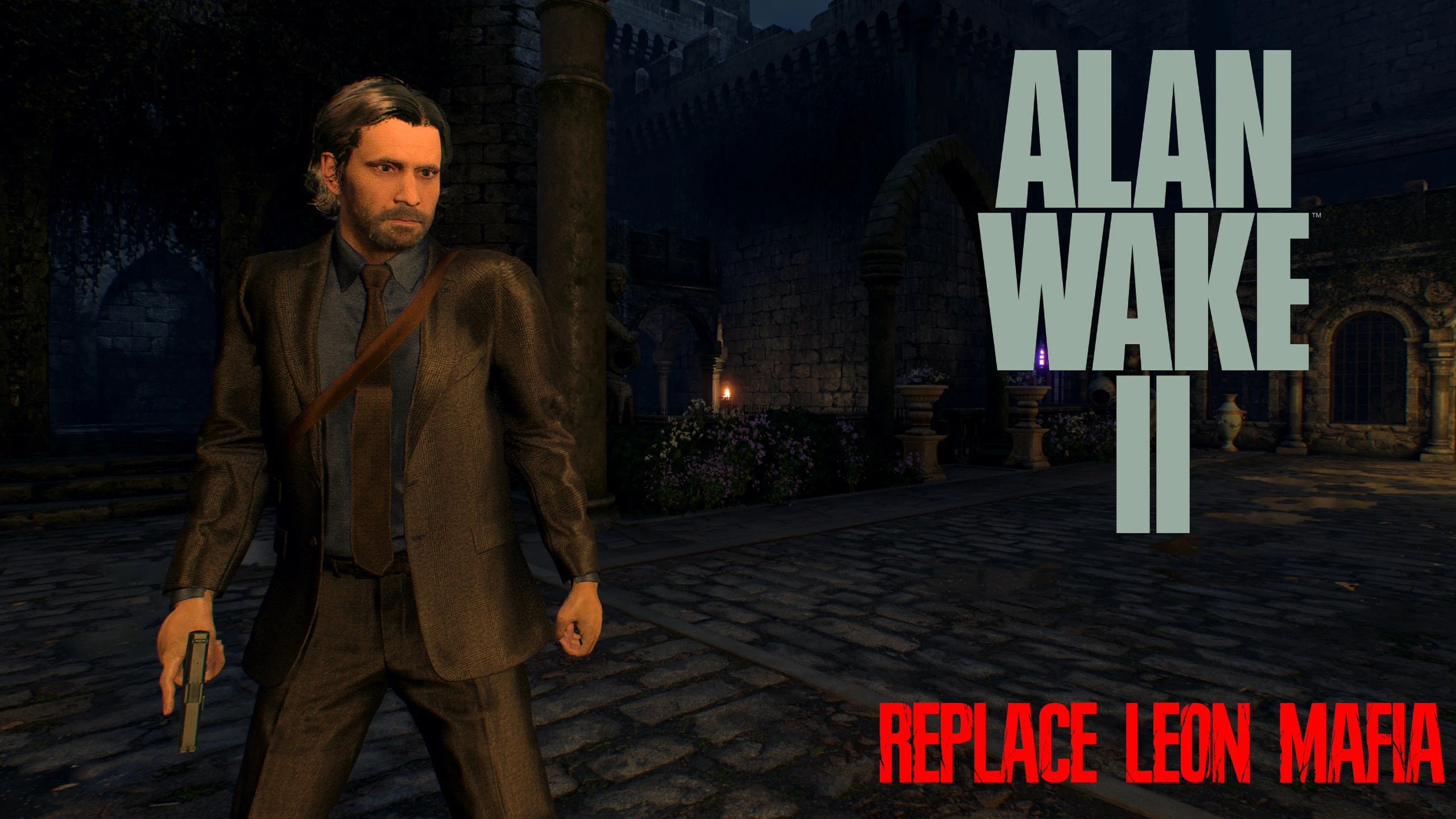 Alan Wake Replace Leon - Resident Evil 4 Remake Mods