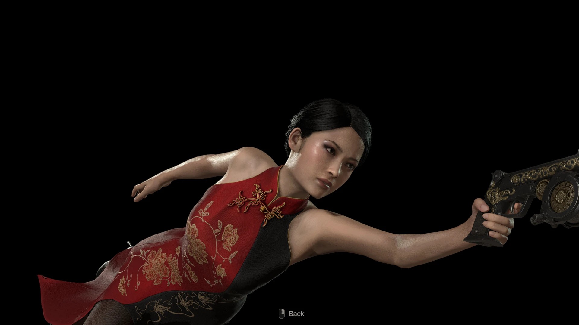 Ada Sleek Bun Hair - Resident Evil 4 Remake Mods