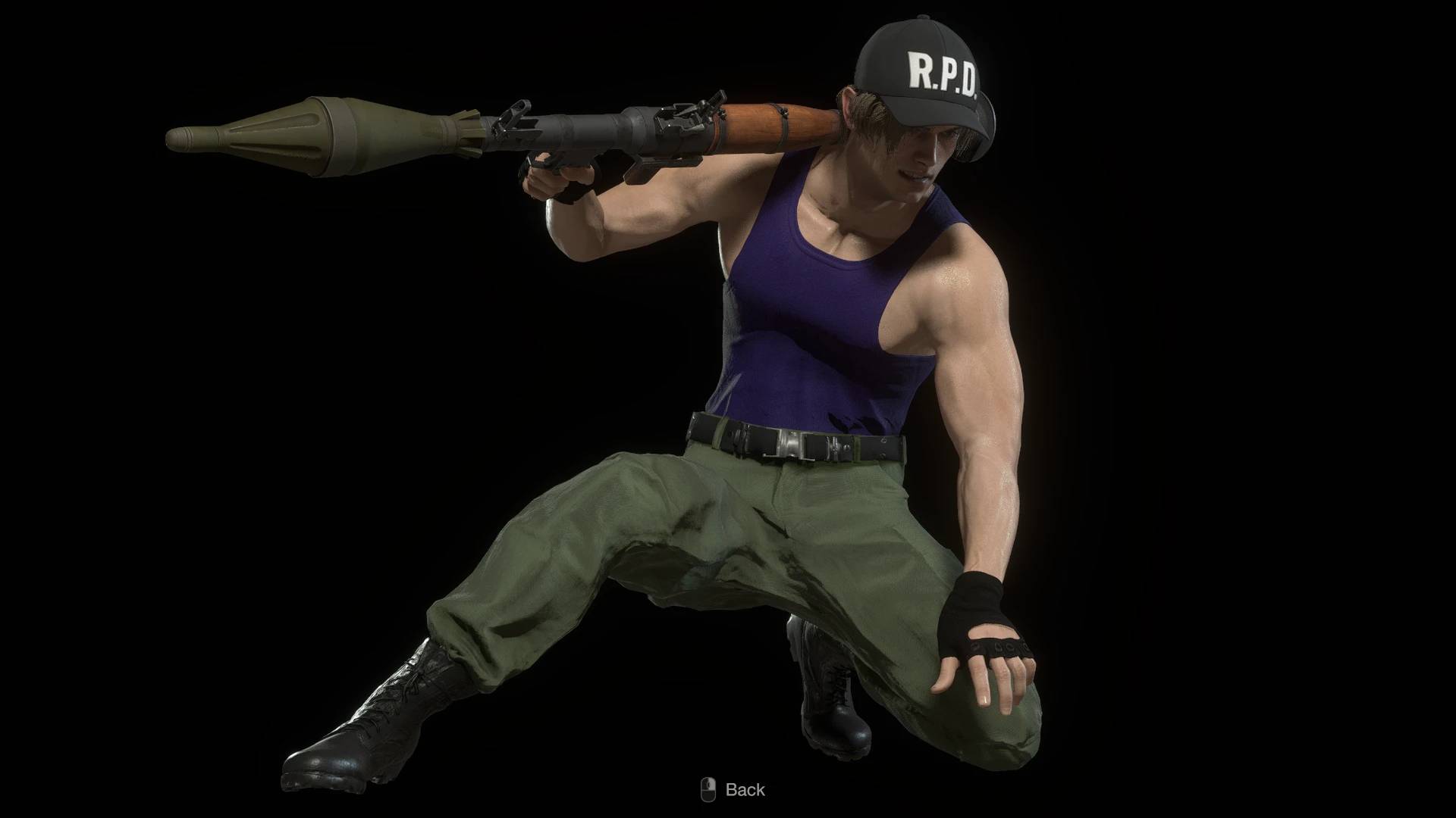 RE2 R.P.D. Tank Top Leon - Resident Evil 4 Remake Mods